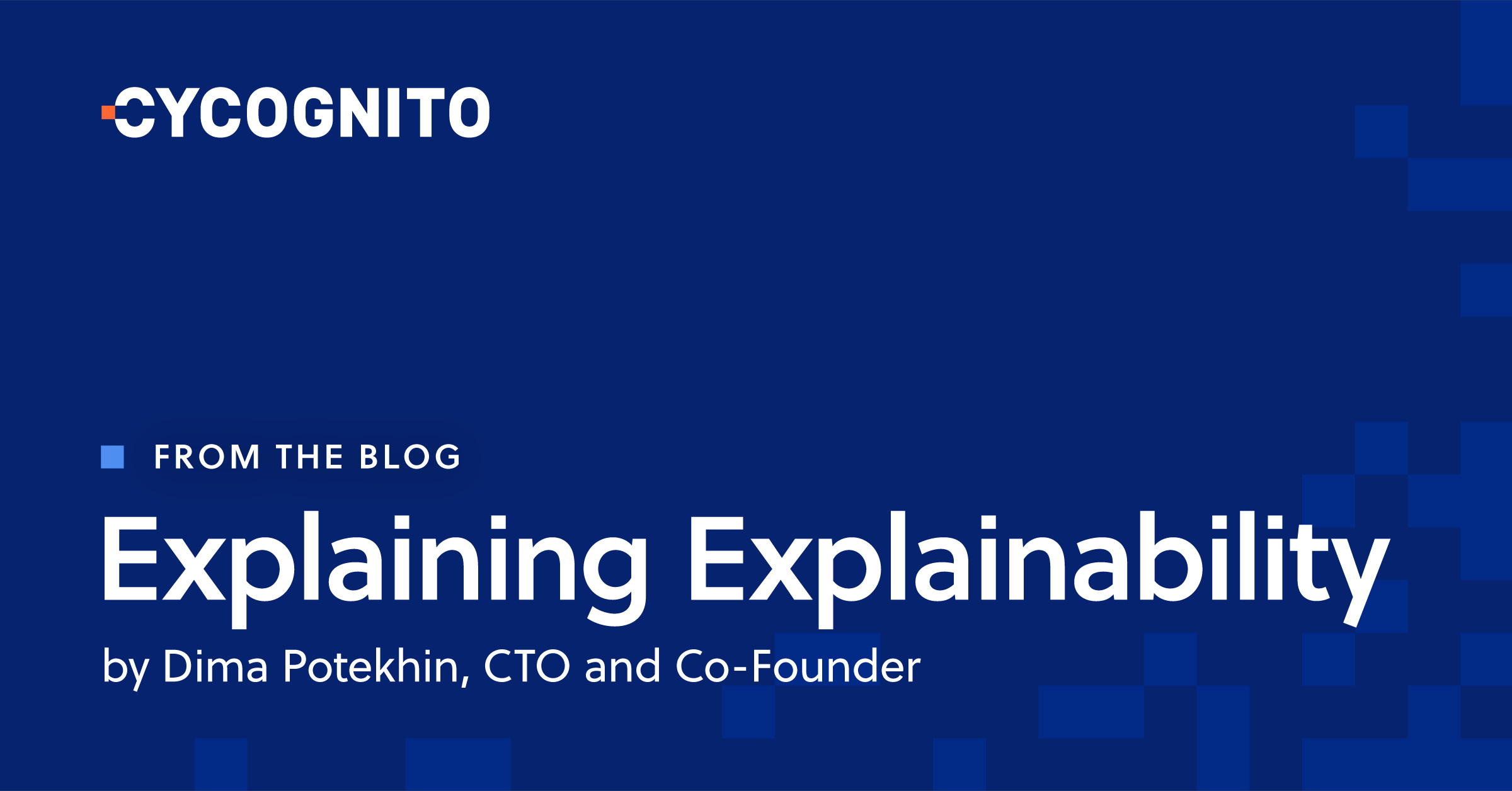 Explaining Explainability: CyCognito's Data-First Approach | CyCognito Blog