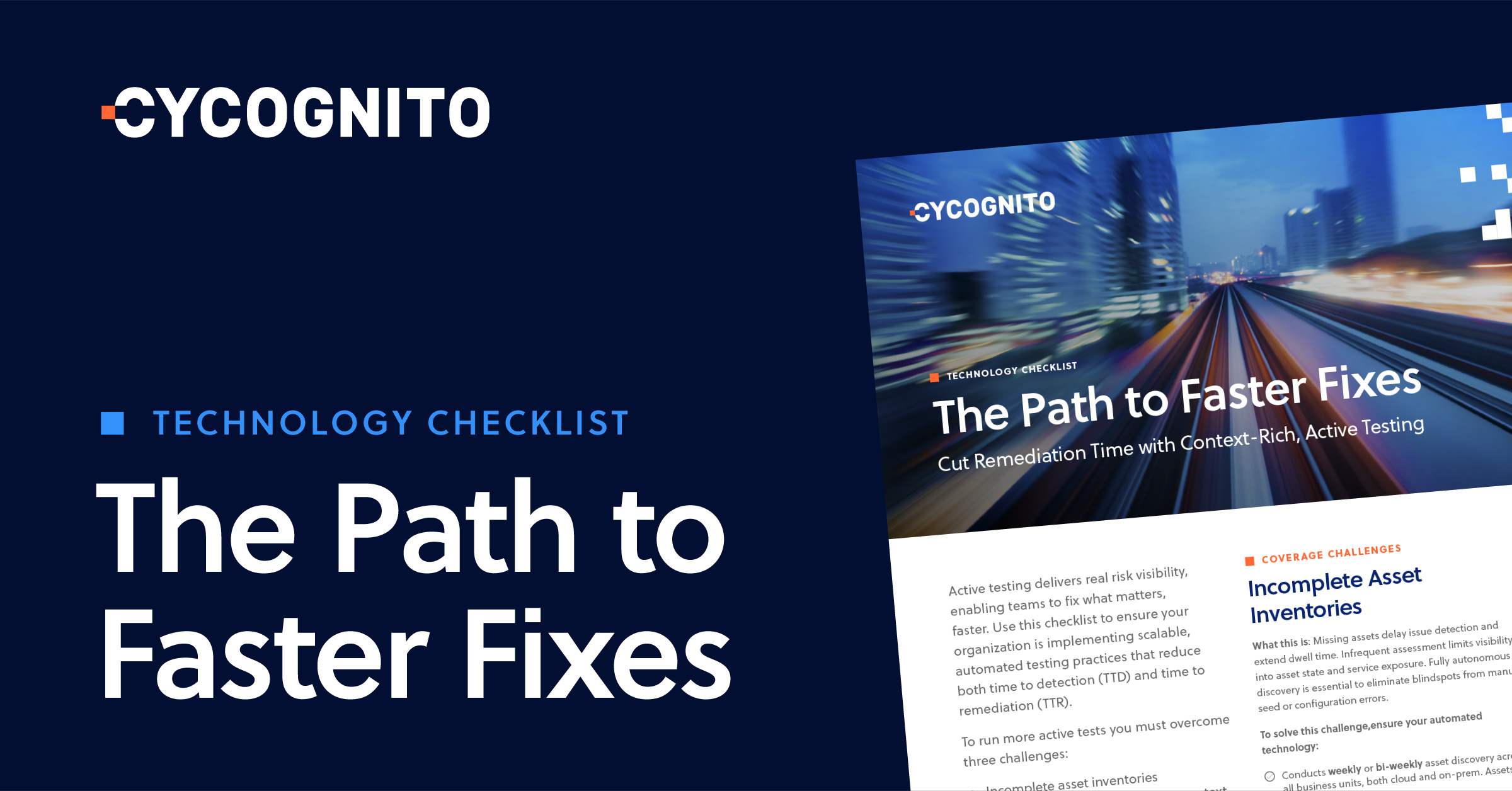 The Path to Faster Fixes Starts | CyCognito