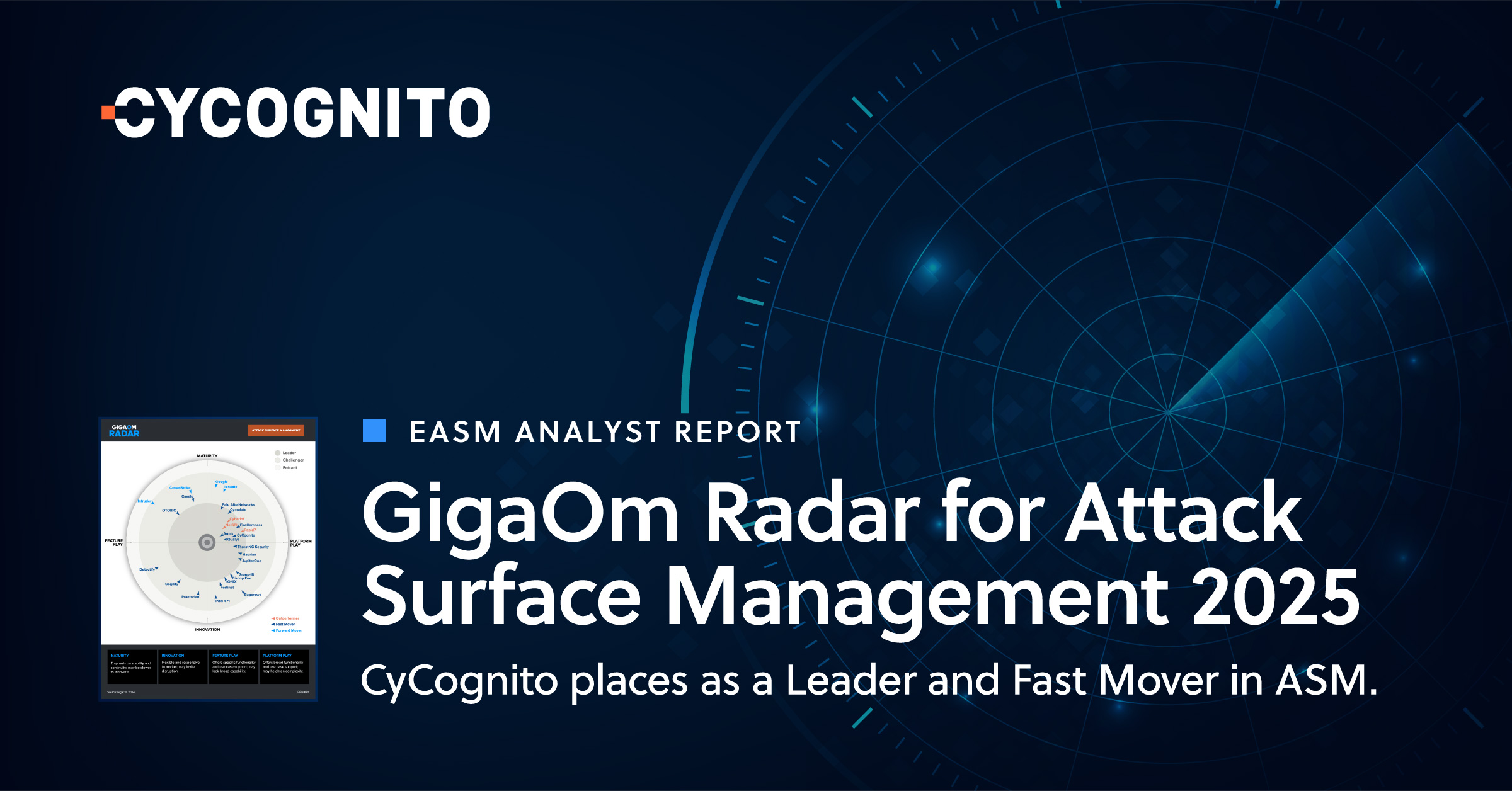 GigaOm Radar for Attack Surface Management (ASM) 2025 | CyCognito