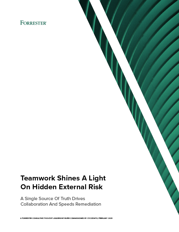 Teamwork Shines A Light On Hidden External Risk | CyCognito Teamwork Shines A Light On Hidden External Risk | CyCognito